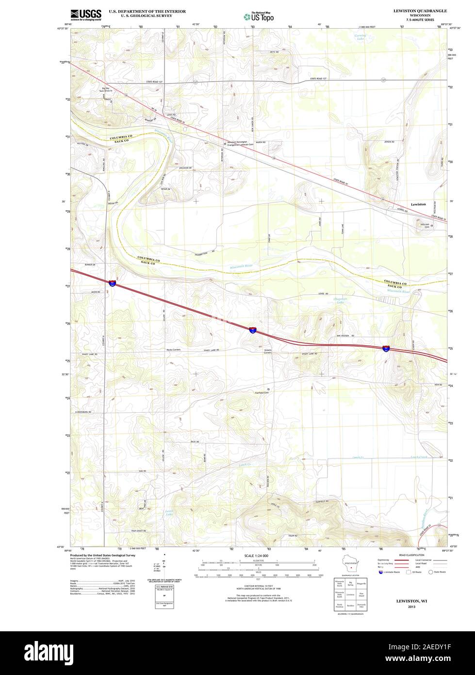 Map of lewiston Cut Out Stock Images & Pictures - Alamy