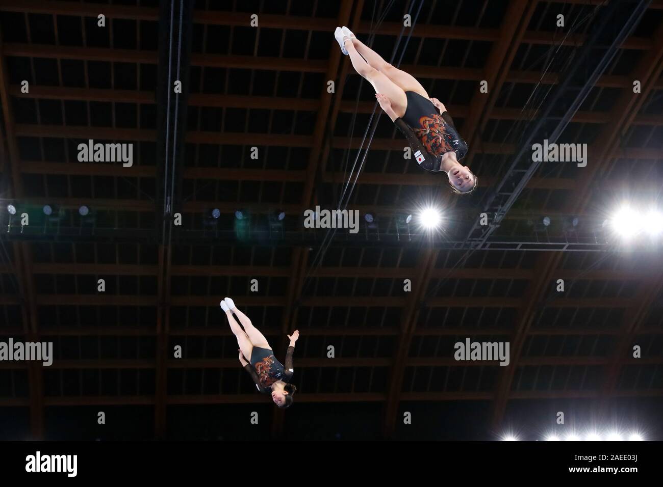 Tokyo, Japan. 8th Dec, 2019. Oka Sugitani & Risa Kiryu (JPN), December ...