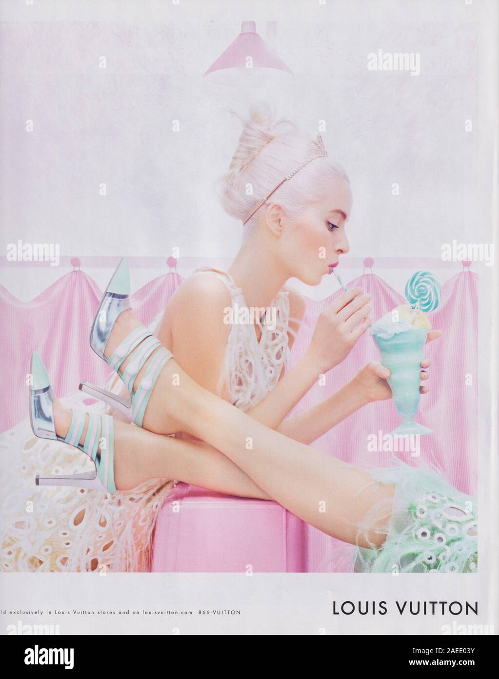 Louis vuitton paper advertisement hi-res stock photography and images ...