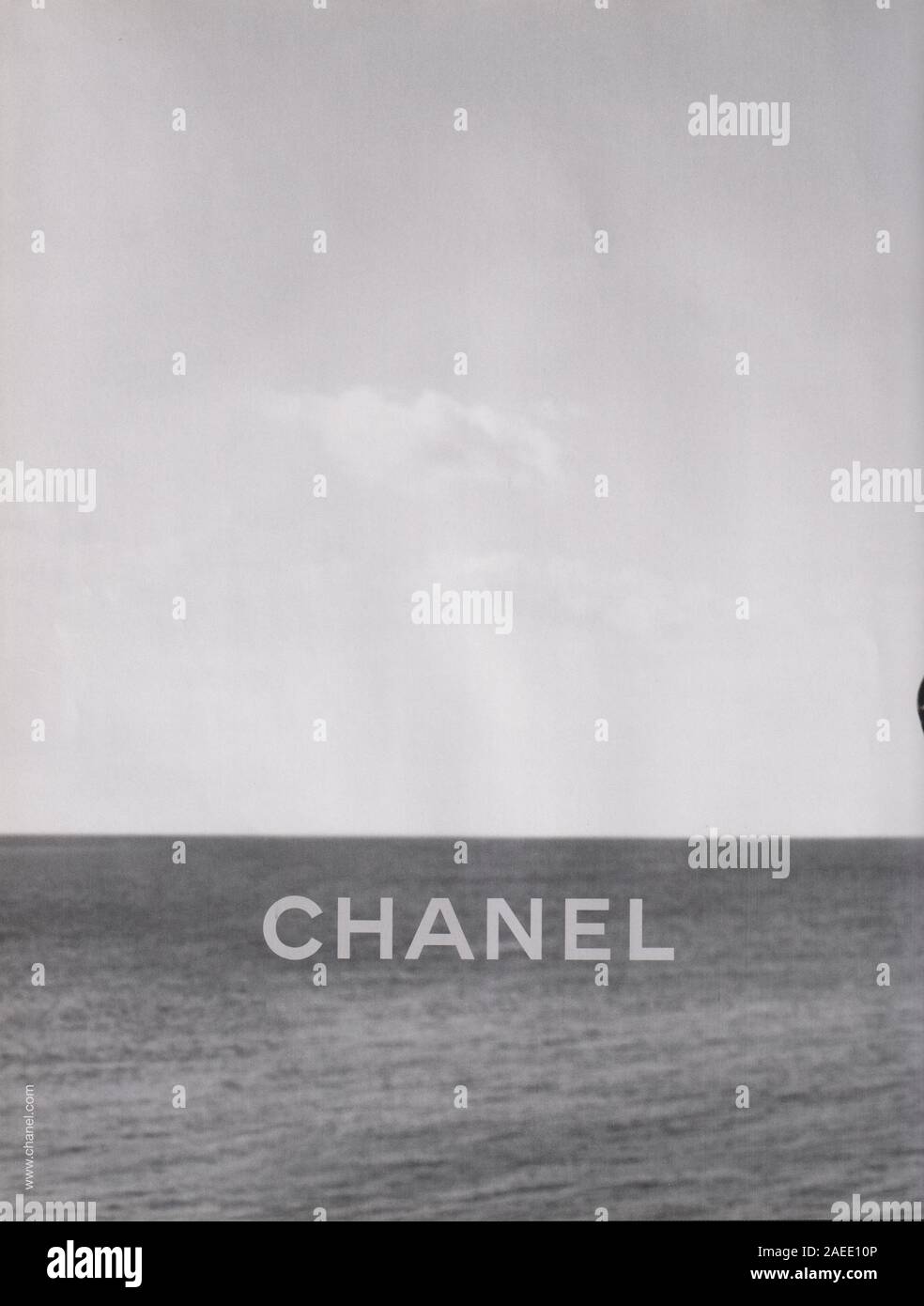 poster advertising CHANEL fashion house in paper magazine from 2012 ...