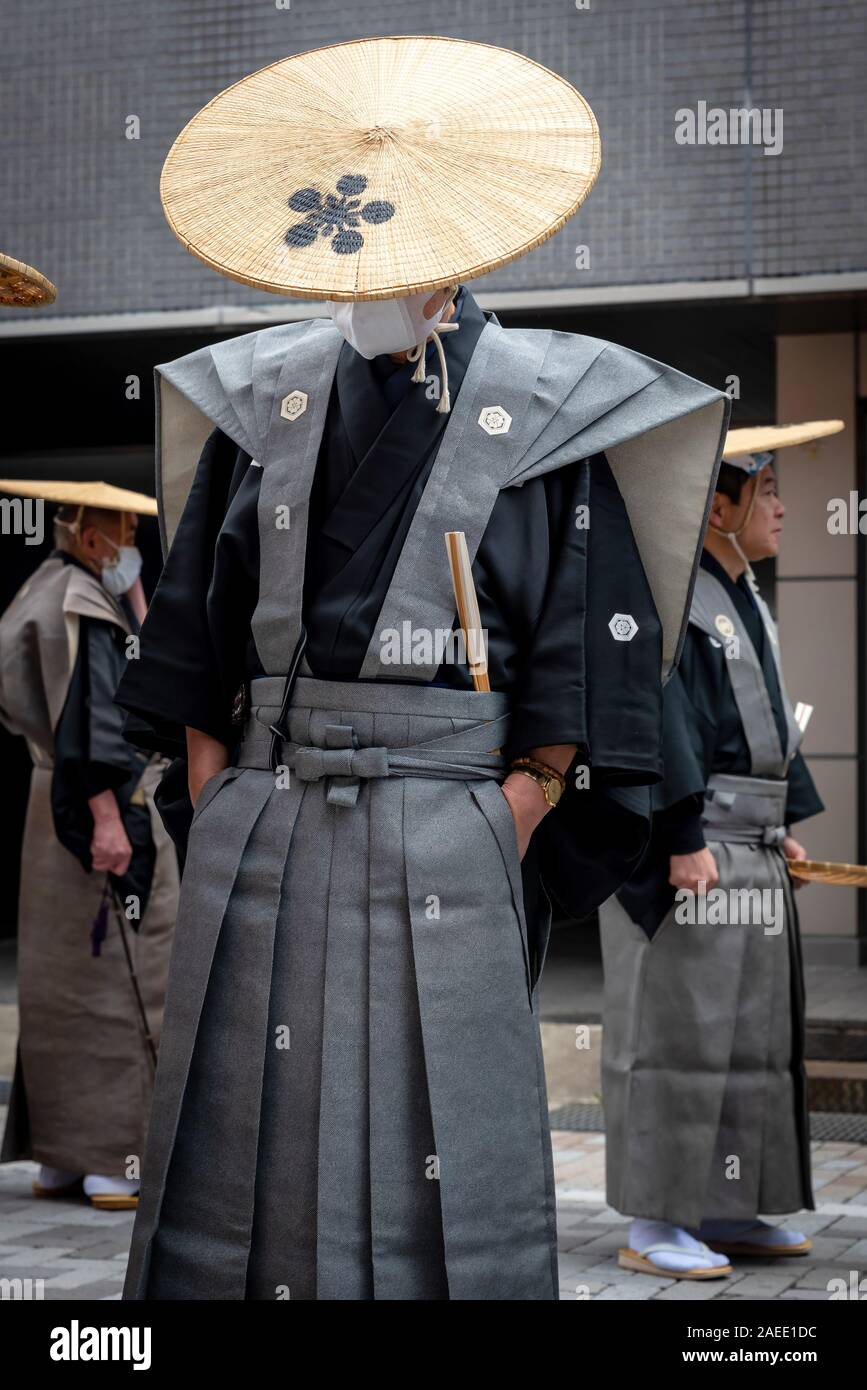 April 15, 2019: Japanese people wearing traditional clothes during ...