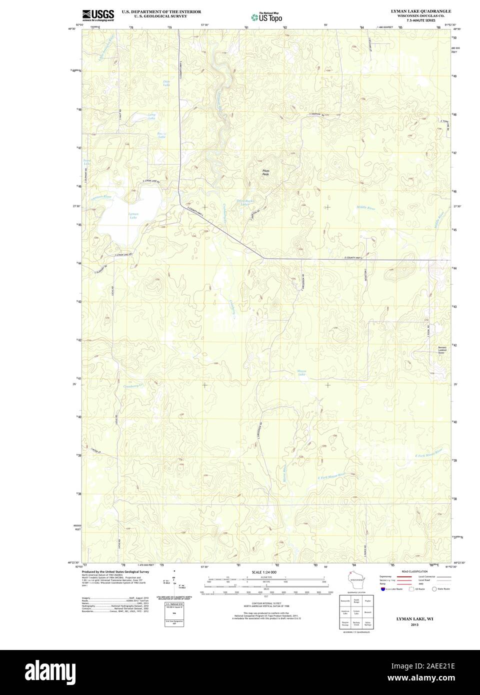 Map of lyman Cut Out Stock Images & Pictures - Alamy