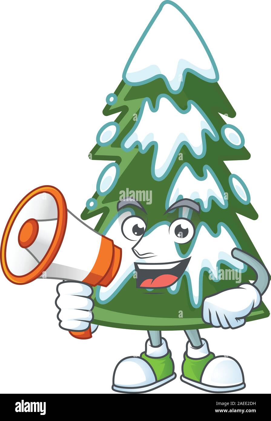 Funny Cartoon Christmas Tree