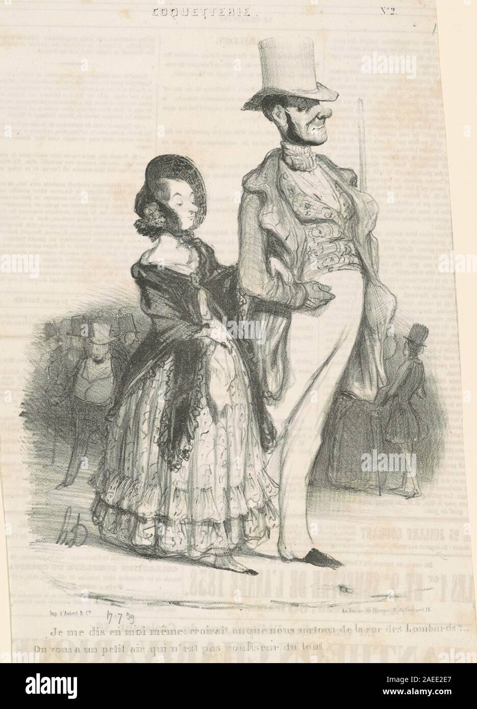Honoré Daumier, Je me dis en moi-même, 19th century Je me dis en moi ...