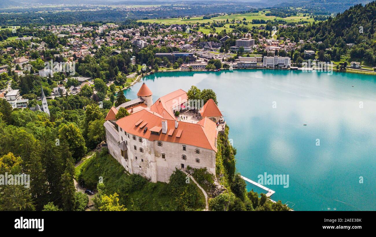 Castle from bled hi-res stock photography and images - Alamy
