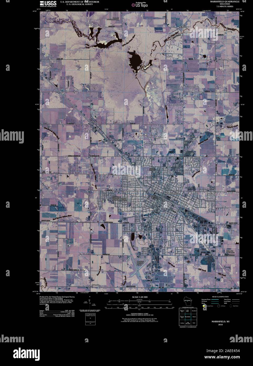 Marshfield map hi-res stock photography and images - Alamy