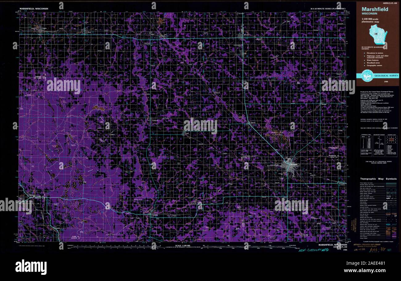 Map of marshfield hi-res stock photography and images - Alamy