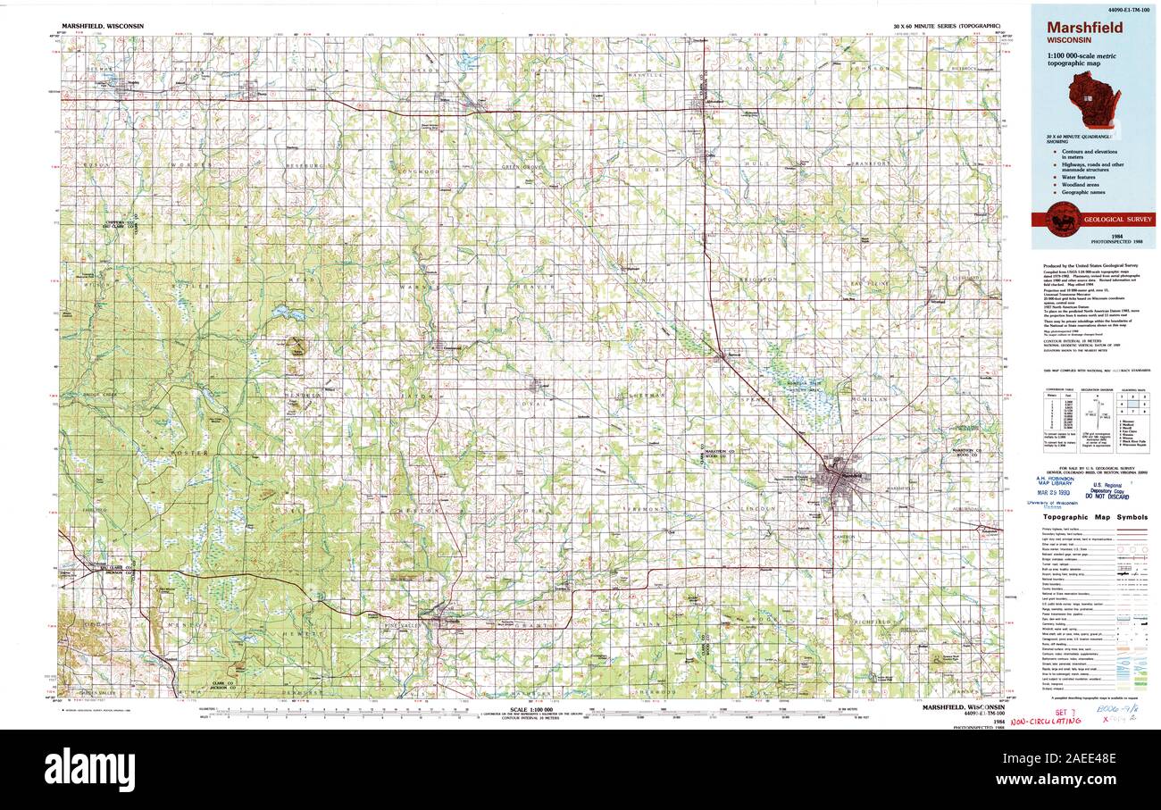 Map of marshfield Cut Out Stock Images & Pictures - Alamy