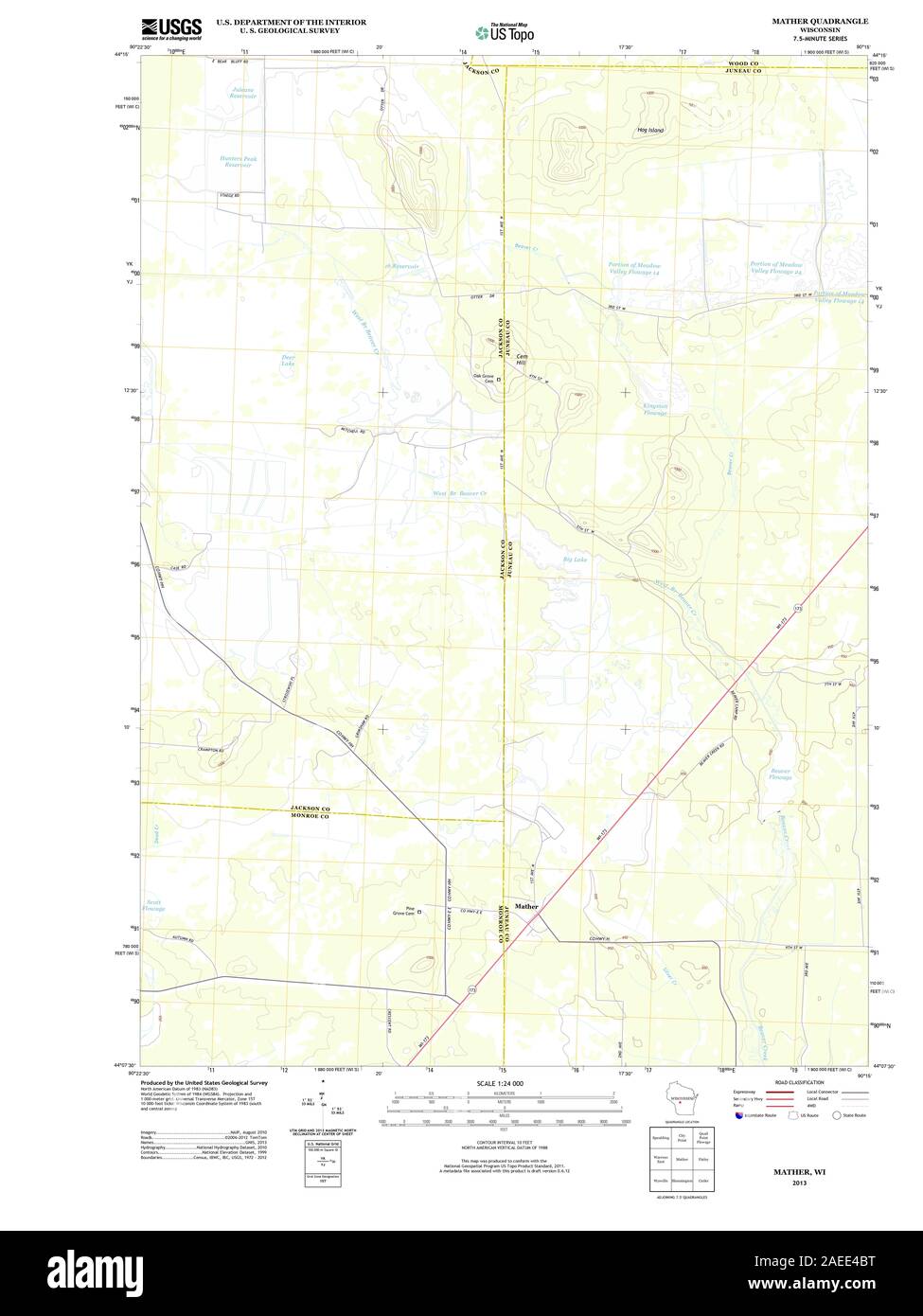 Mather map hi-res stock photography and images - Alamy