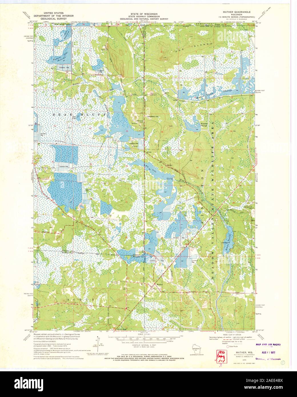 Mather map hi-res stock photography and images - Alamy