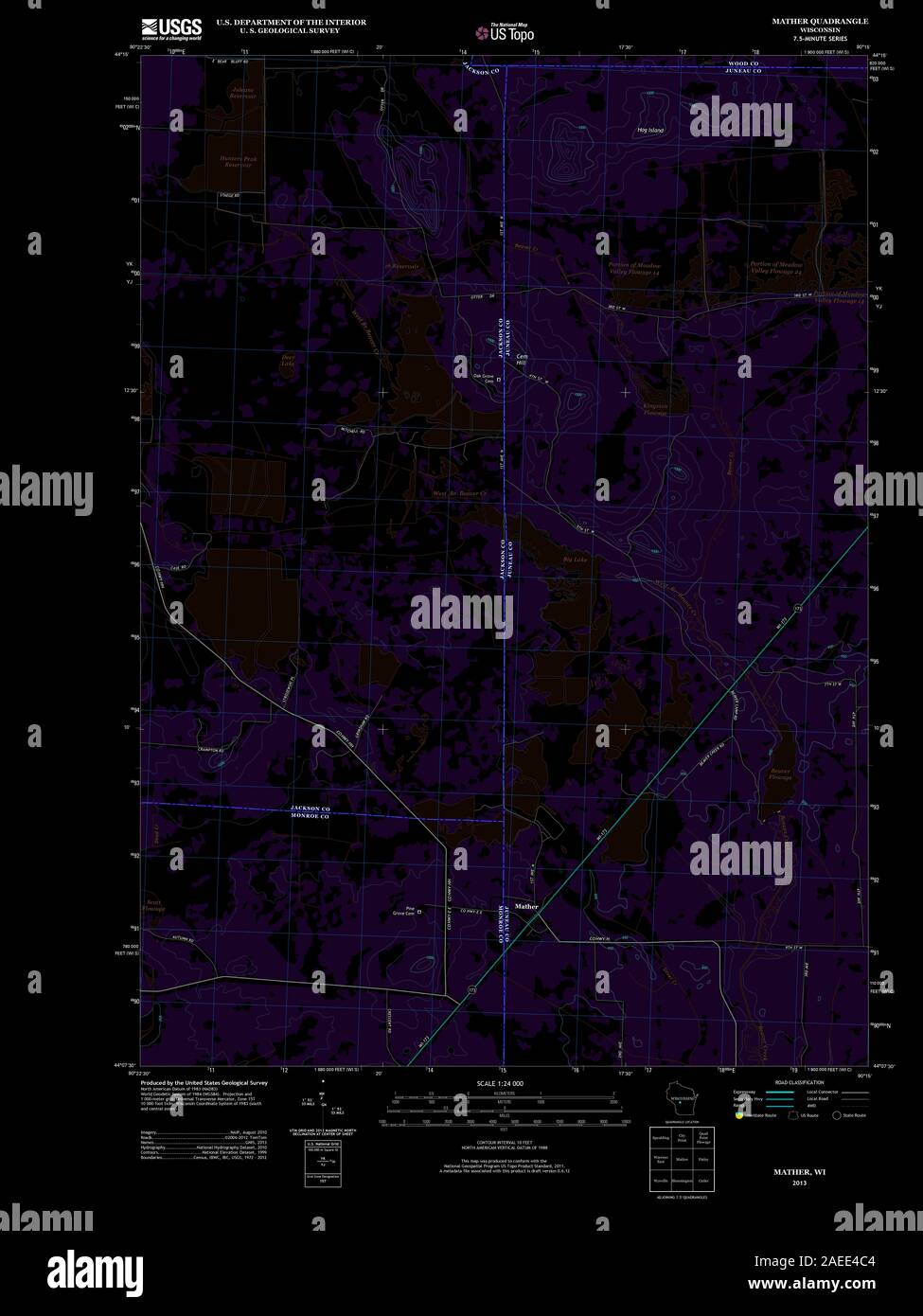 Mather map hi-res stock photography and images - Alamy