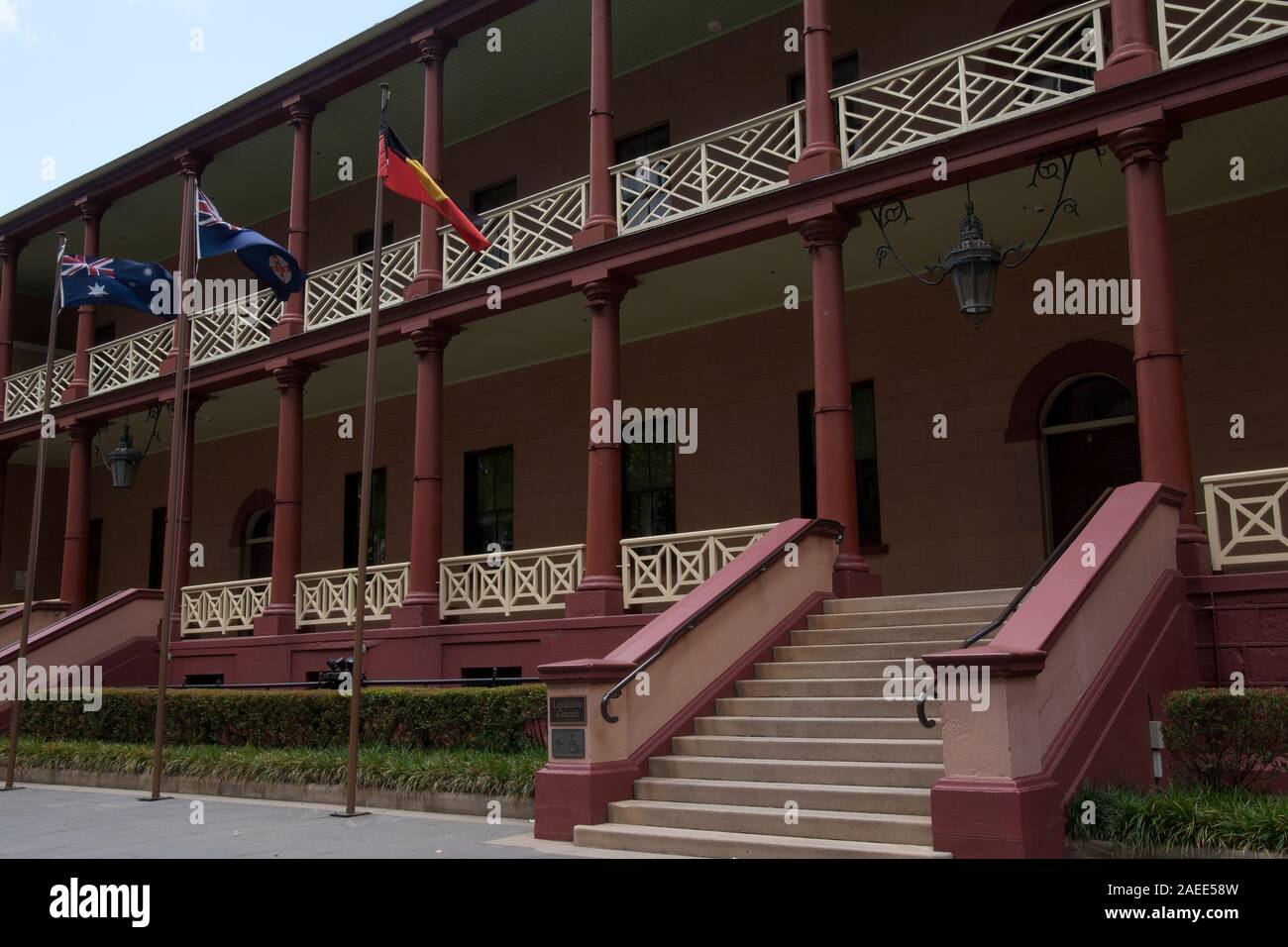 Flying the australian aboriginal flag hi-res stock photography and ...