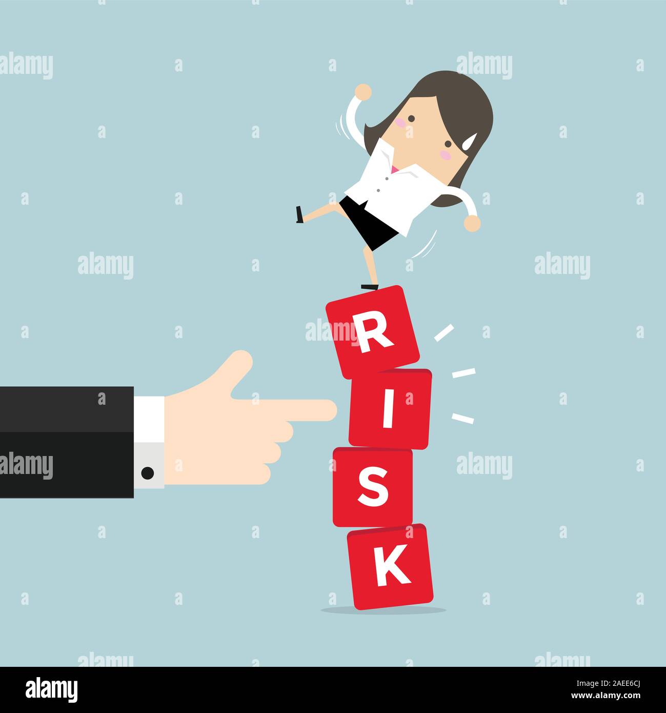 Risk assessment cartoon hi-res stock photography and images - Alamy