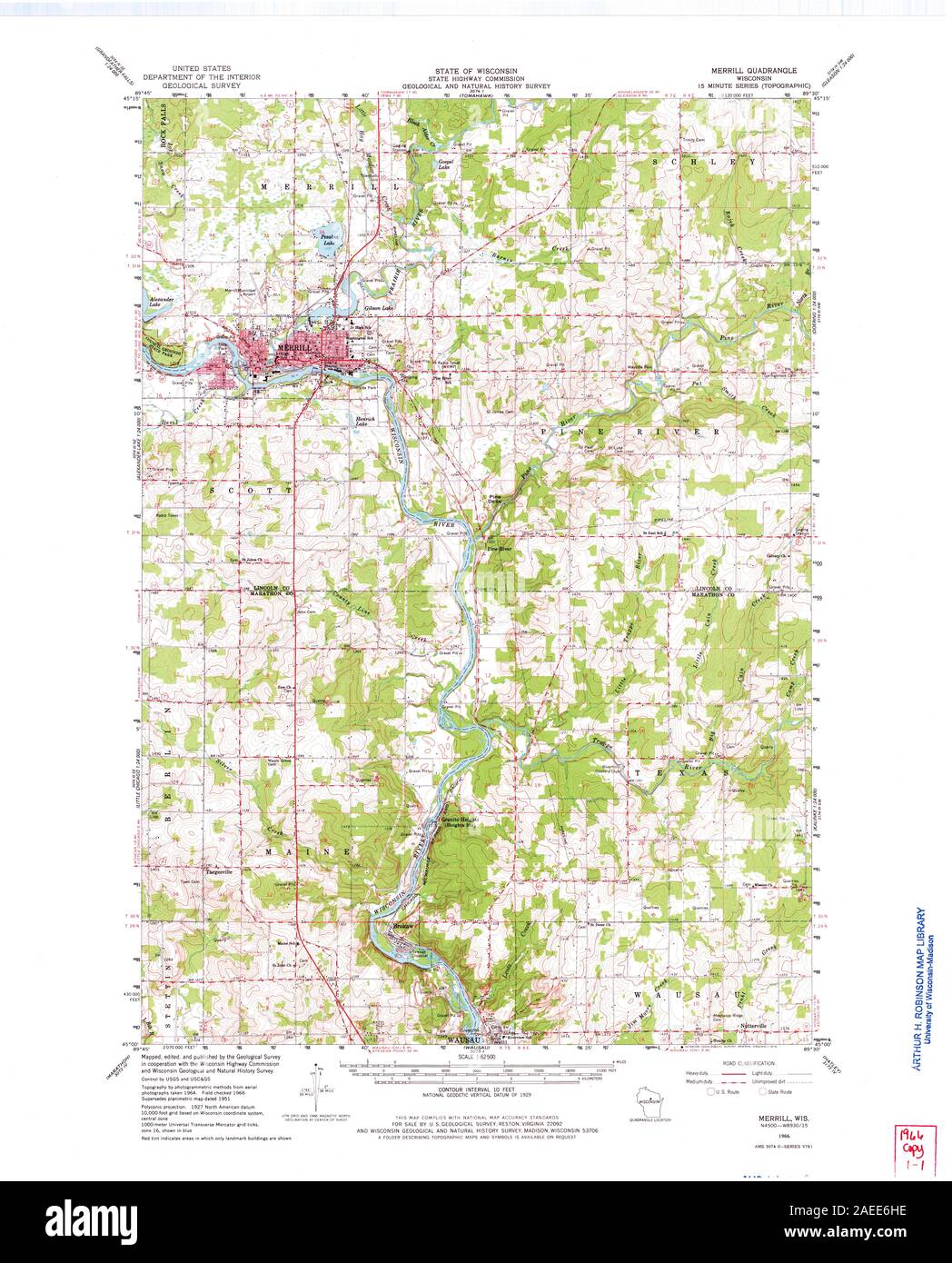 WI Merrill 503389 1966 62500 Restoration Stock Photo - Alamy