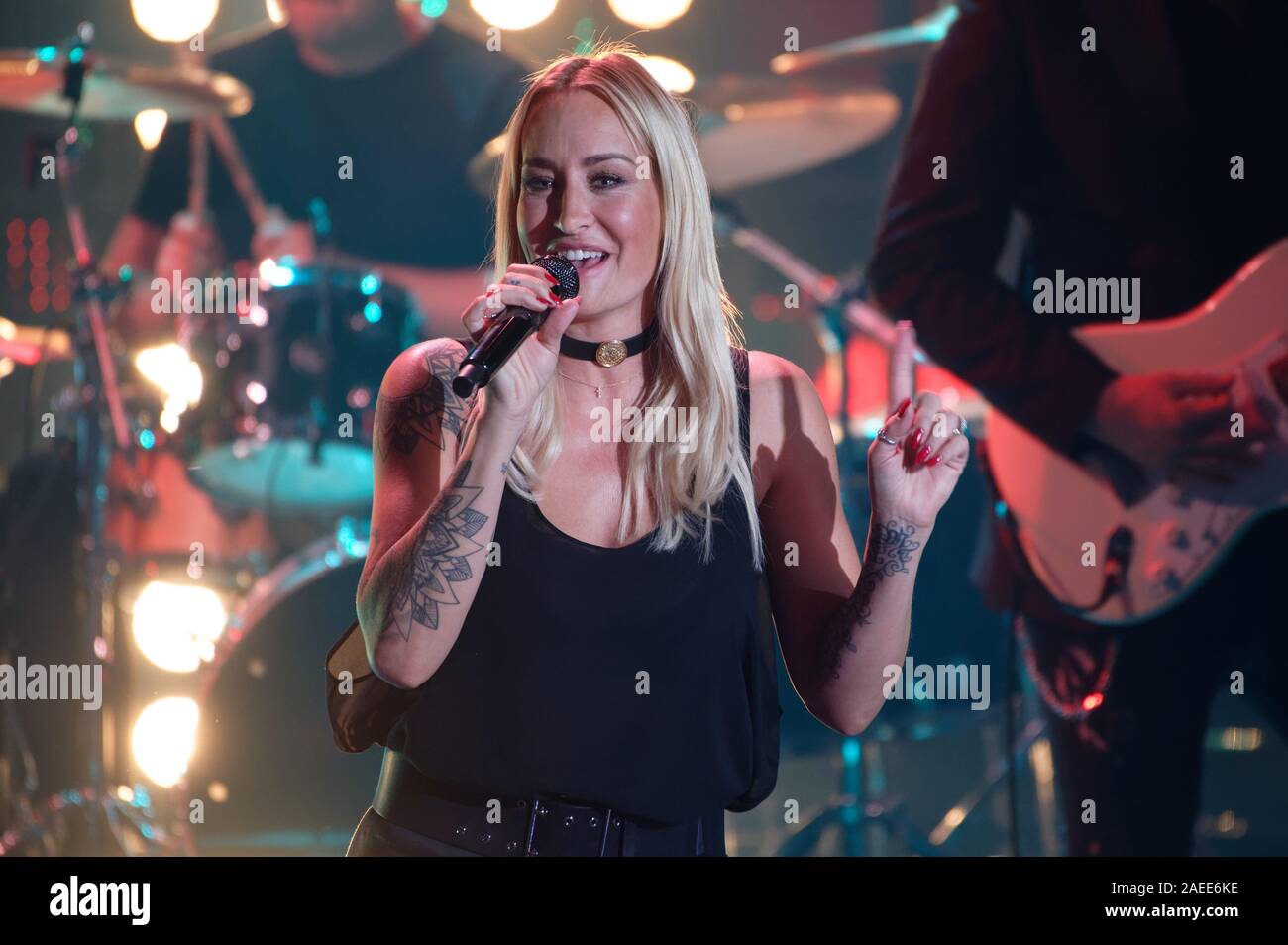 Cologne, Germany. 09th Dec, 2019. The singer Sarah Connor is on RTL's ...
