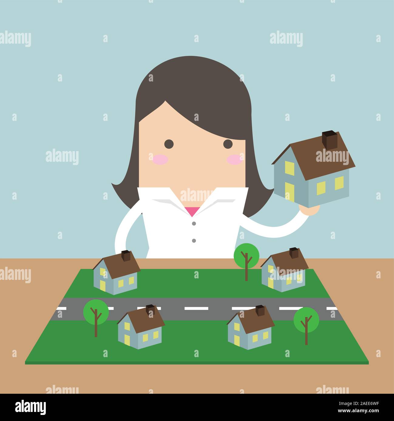 Home purchase plan Stock Vector Images - Alamy