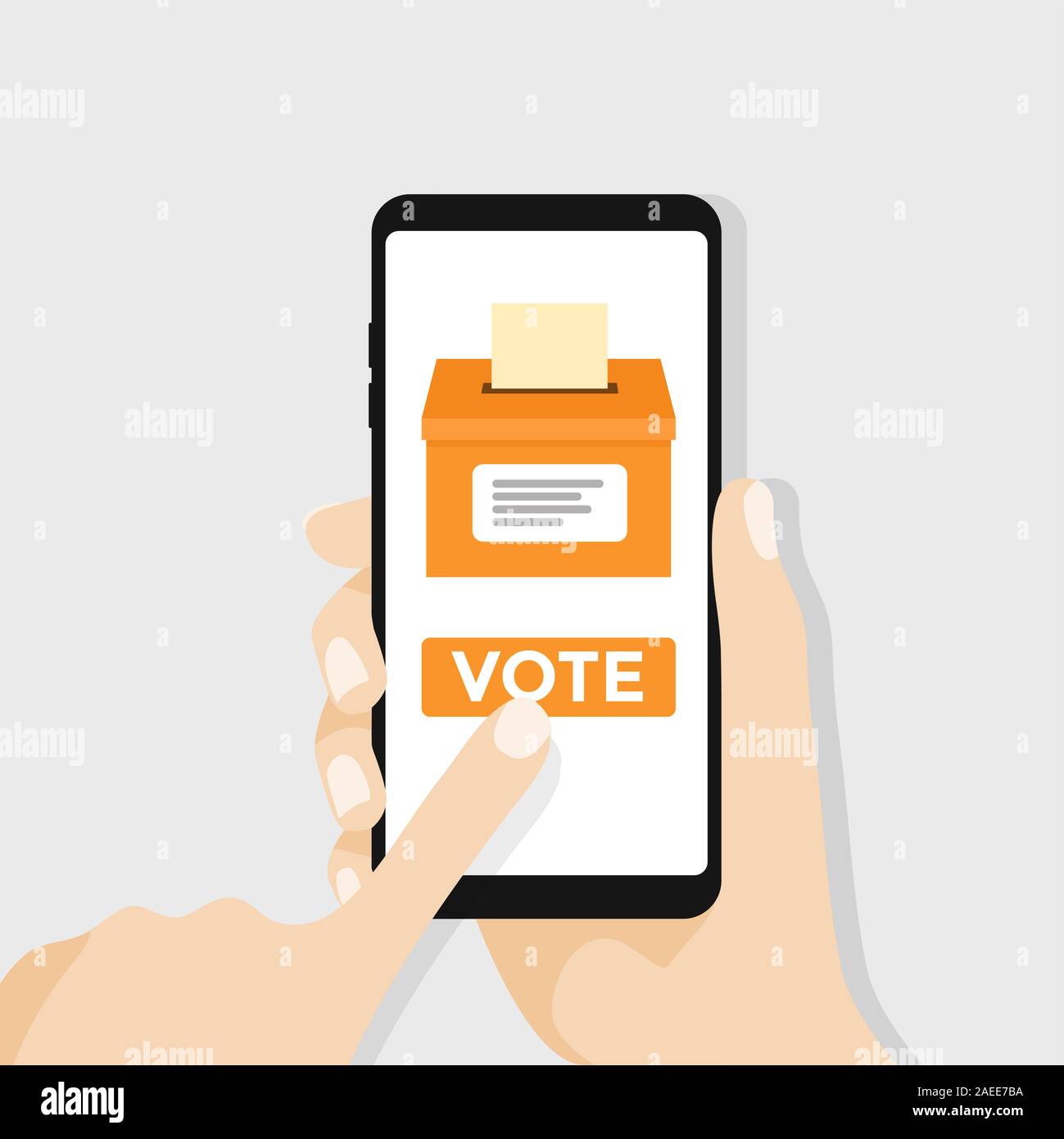 Mobile voting booth Stock Vector Images - Alamy