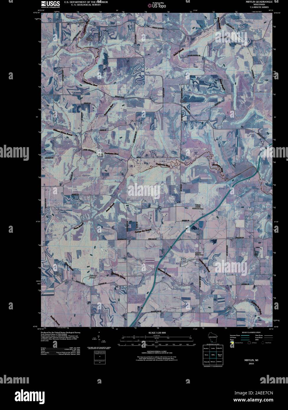 Mifflin map hi-res stock photography and images - Alamy