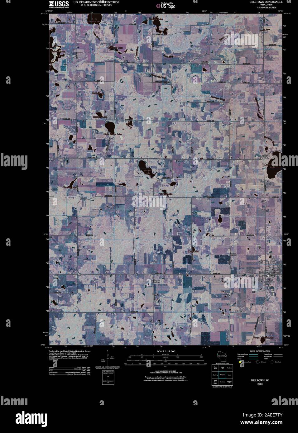 Milltown map hi-res stock photography and images - Alamy