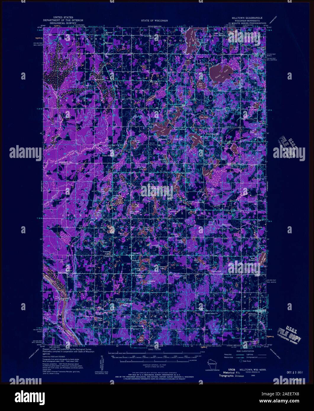 Milltown map hi-res stock photography and images - Alamy