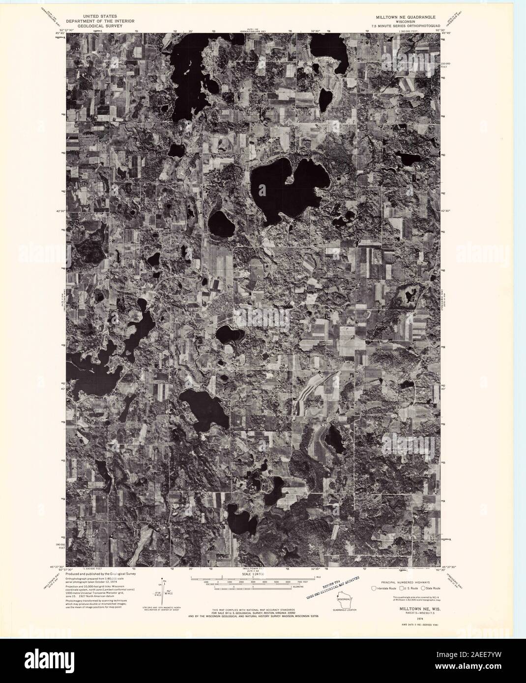 Milltown map hi-res stock photography and images - Alamy