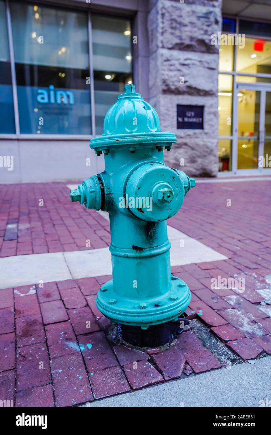 Downtown Indianapolis Fire Hydrant High Resolution Stock Photography ...