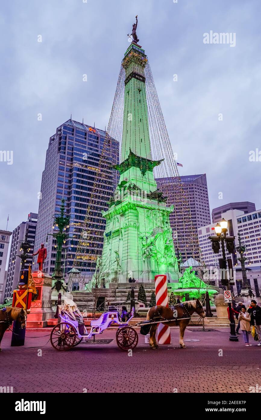 The Indiana State Soldiers and Sailors Monument is a neoclassical ...