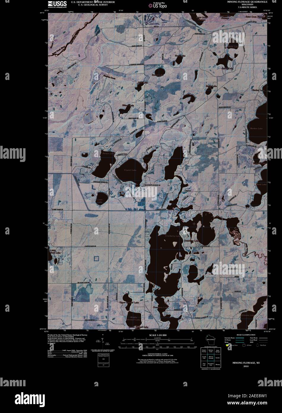 Minong map hi-res stock photography and images - Alamy