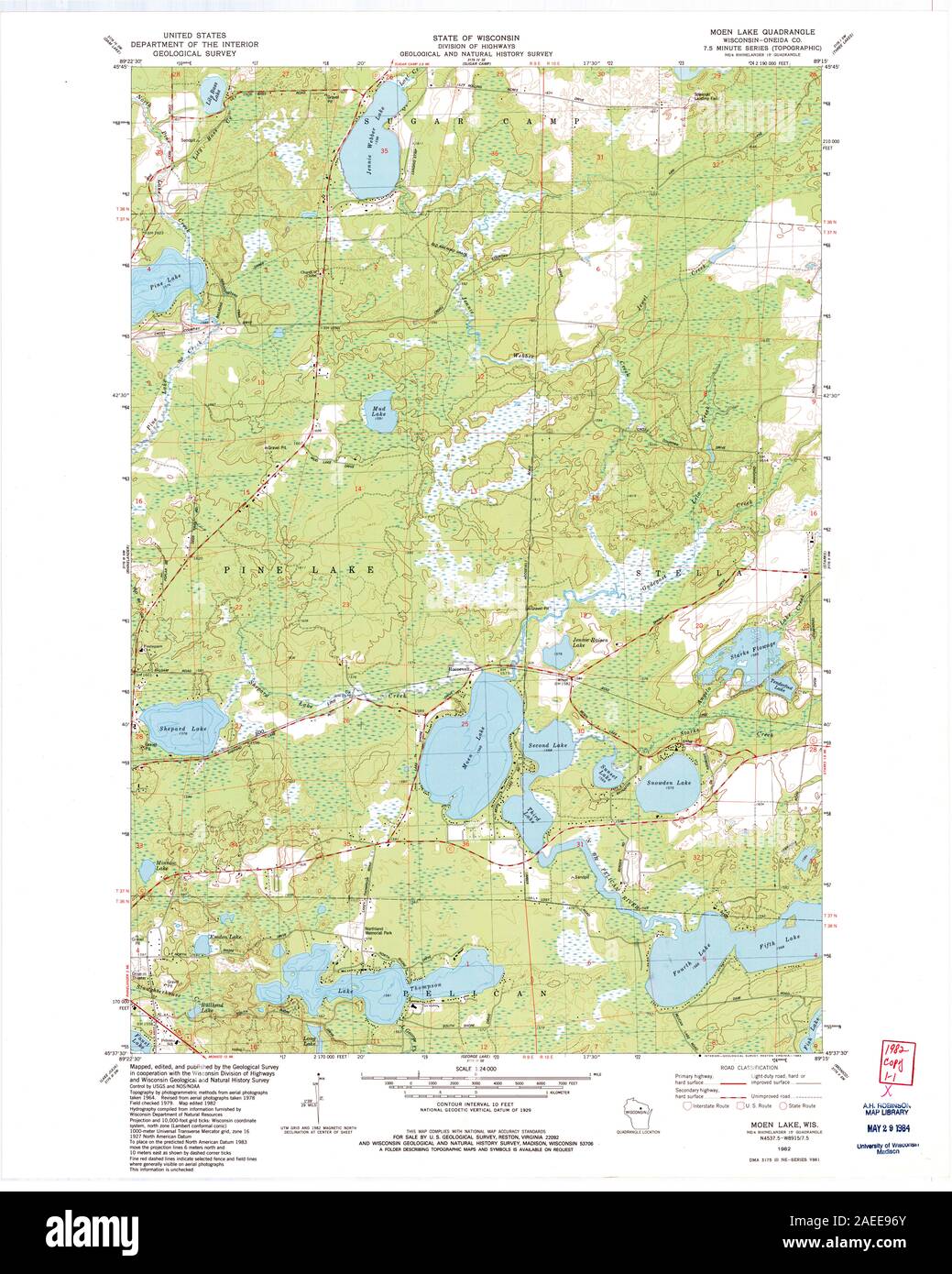 Moen lake hi-res stock photography and images - Alamy