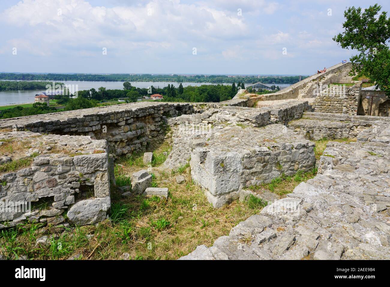 BELGRADE, SERBIA -18 JUN 2019- View of the Belgrade Fortress, a ...
