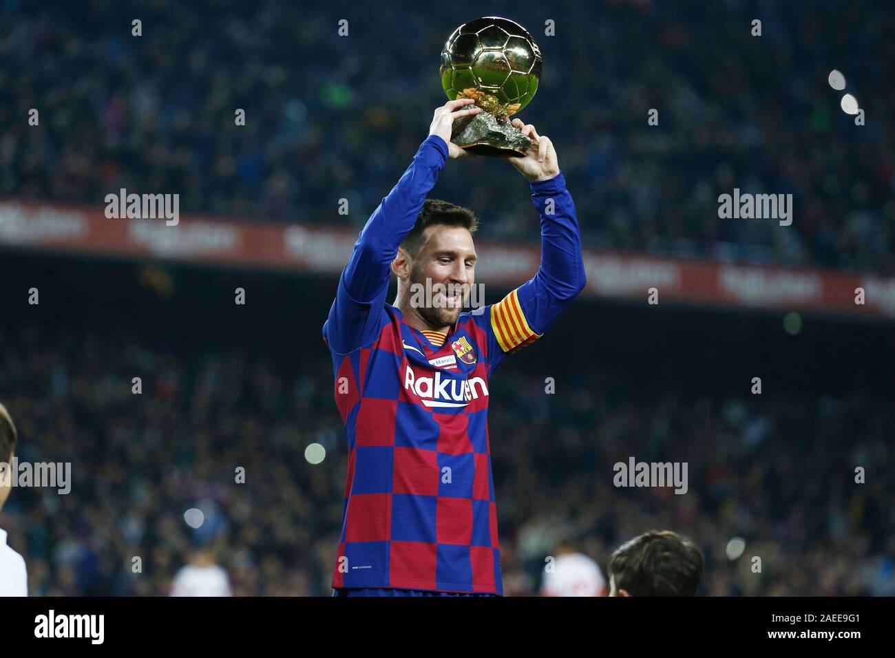 Barcelona, Spain. 7th Dec, 2019. Lionel Messi (Barcelona) Football ...