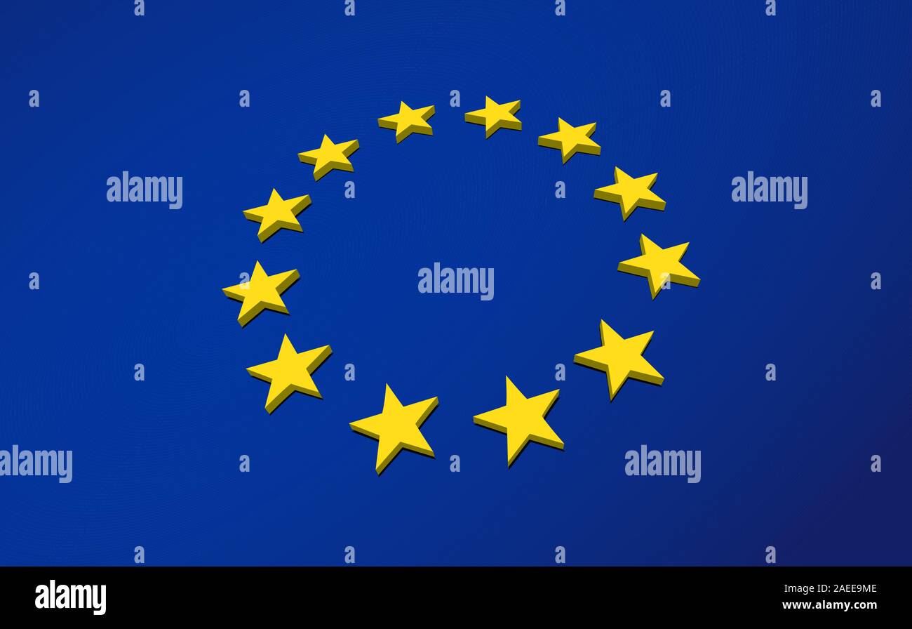 Europe flag Stock Vector Images - Alamy