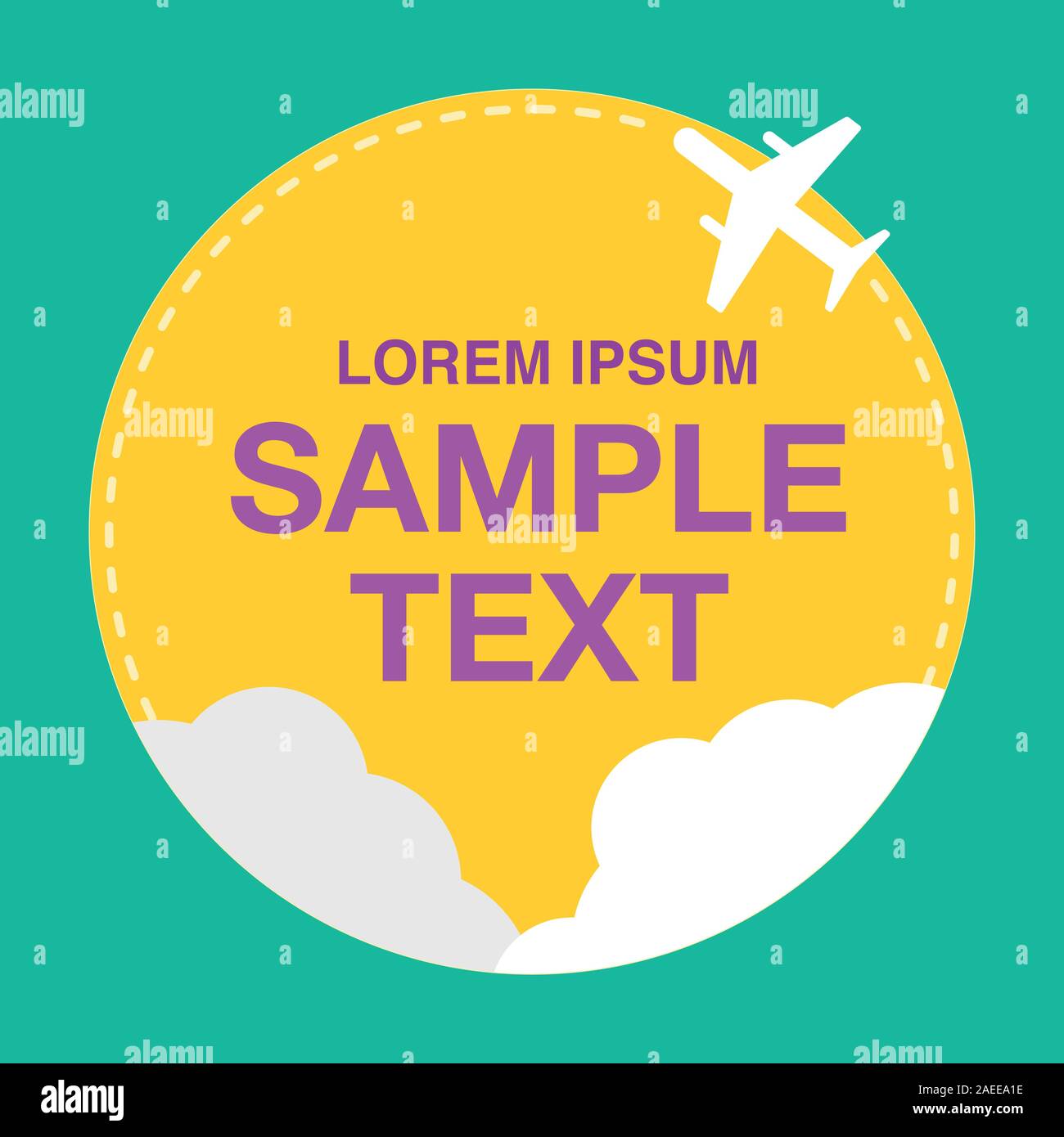 Travel world idea text Stock Vector Images - Alamy