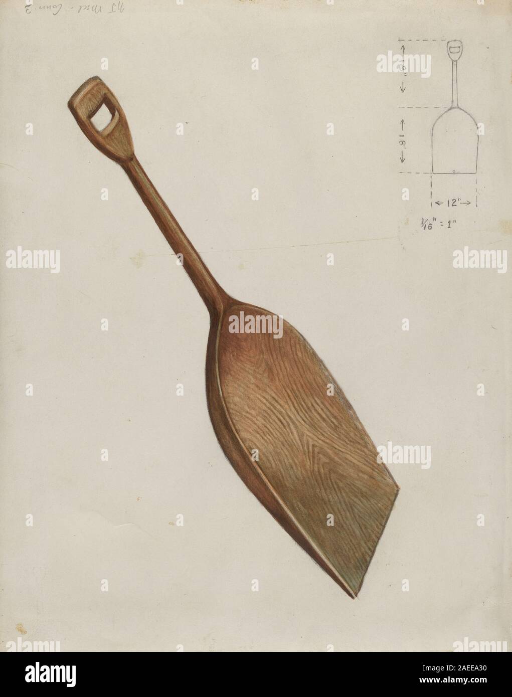 Hugh Clarke, Grain Scoop, c 1936 Grain Scoop; c. 1936 Stock Photo - Alamy