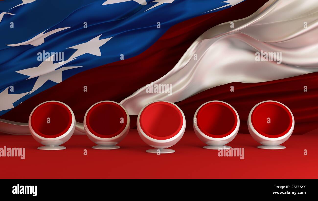 US Elections 2020 Candidate of the party. Select. Elect. Background, 3d ...