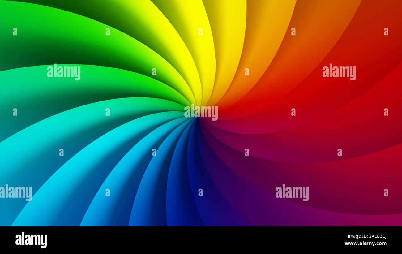 Rainbow background. 3d illustration 3d rendering Stock Photo - Alamy