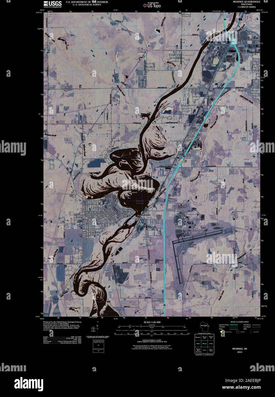 Mosinee Wi Township Map