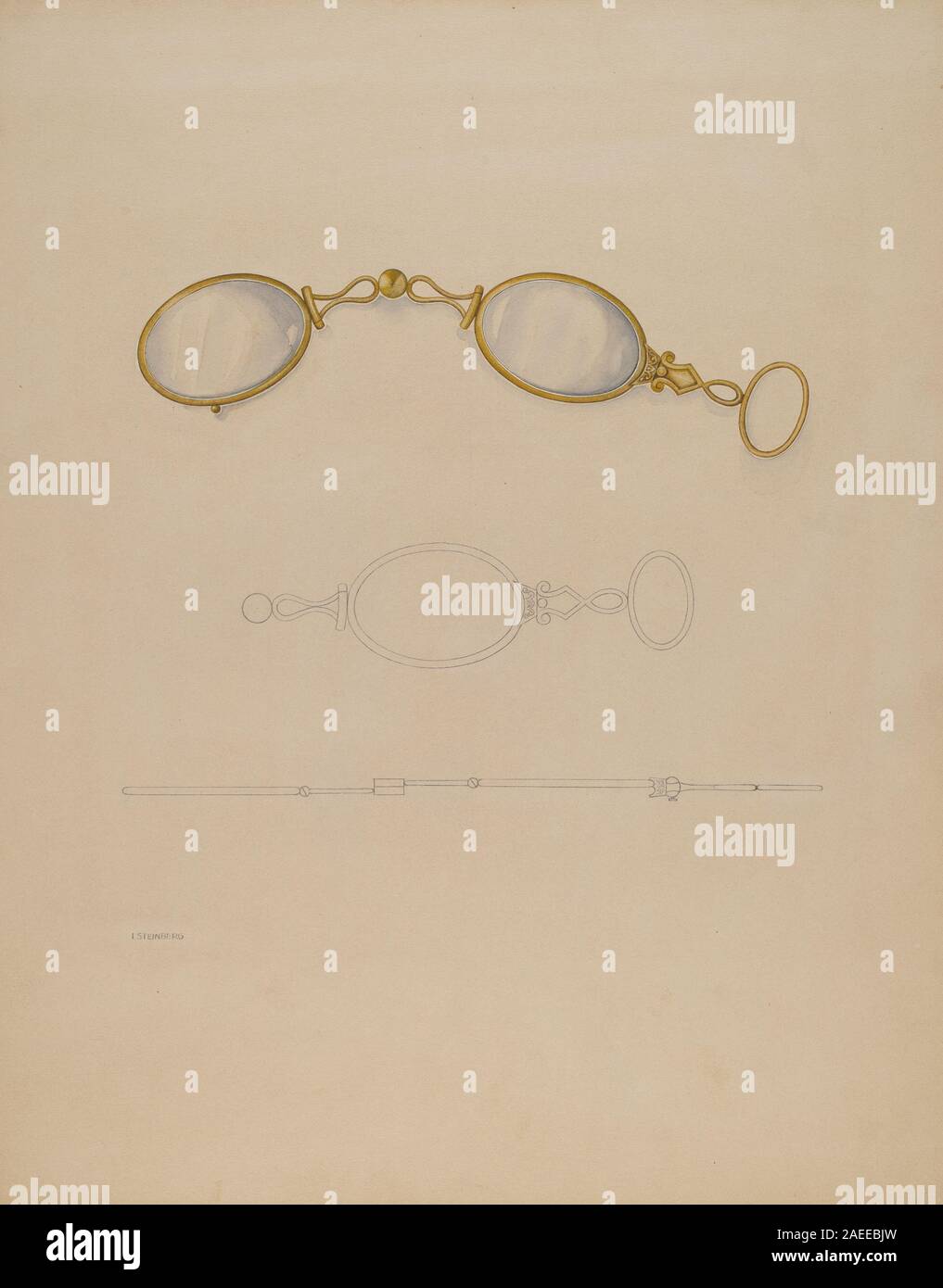 Lorgnette hi-res stock photography and images - Alamy
