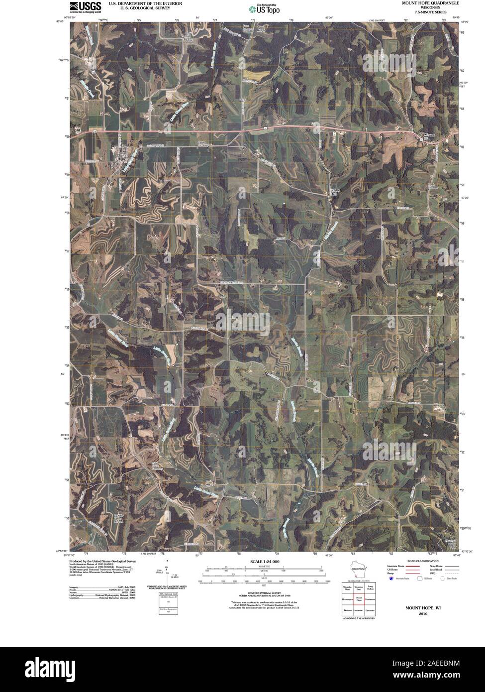 Map of mount hope hi-res stock photography and images - Alamy