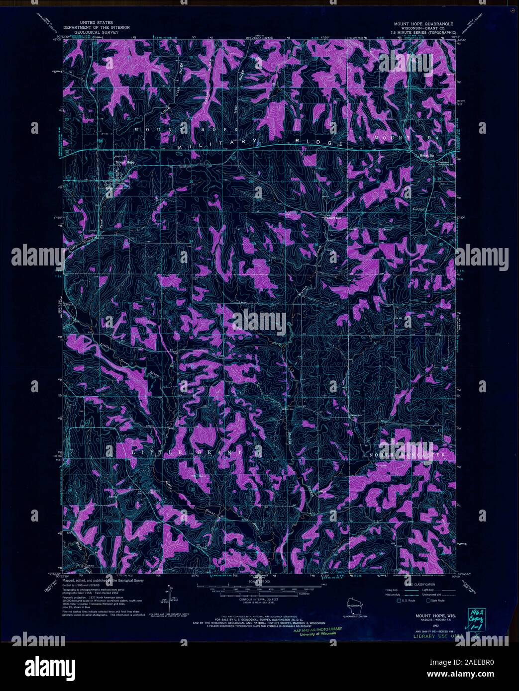 Map of mount hope hi-res stock photography and images - Alamy
