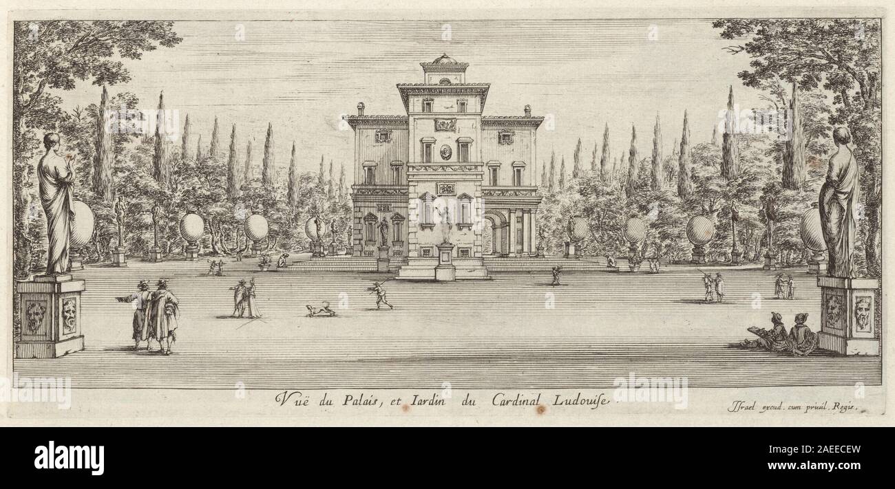 This 1640-1660 etching by Israël Silvestre depicts the palace and ...