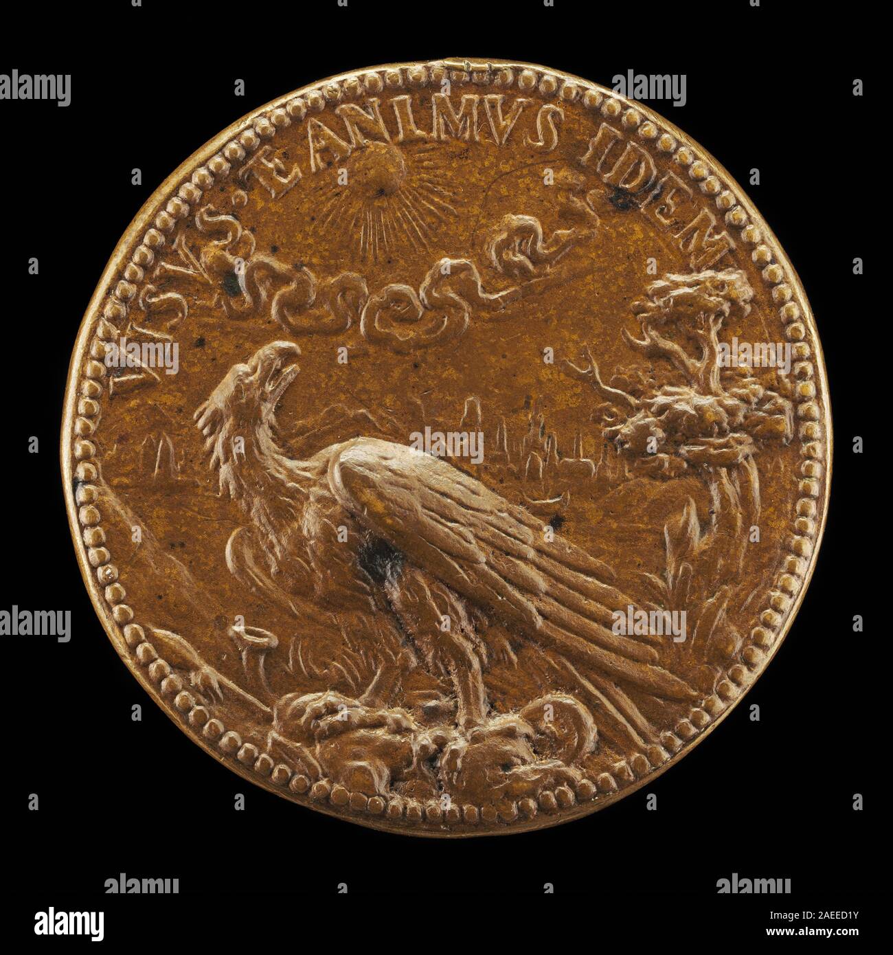 Italian 16th Century, Eagle Looking at the Sun (reverse), 16th century ...