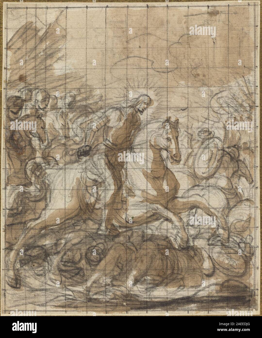 Saint James Defeating the Infidels, Italian 17th or 18th century ...