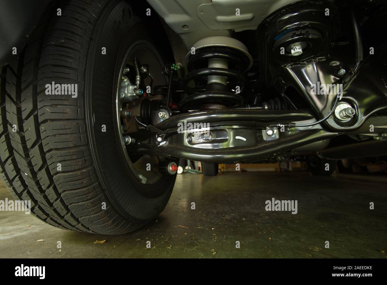 Automobile Rear Suspension Parts Stock Photo - Alamy