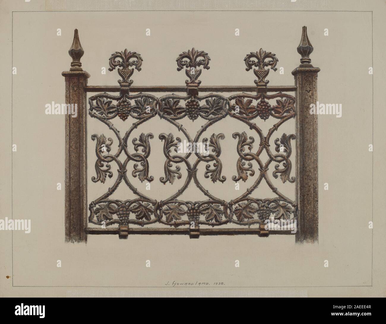 Stylized fence hi-res stock photography and images - Alamy