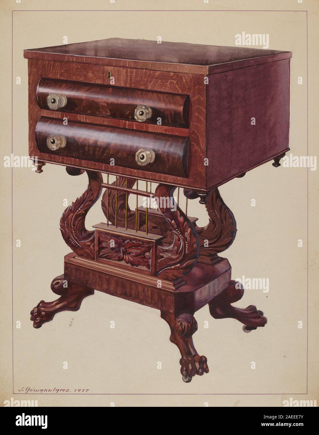 Double lyre base hi-res stock photography and images - Alamy