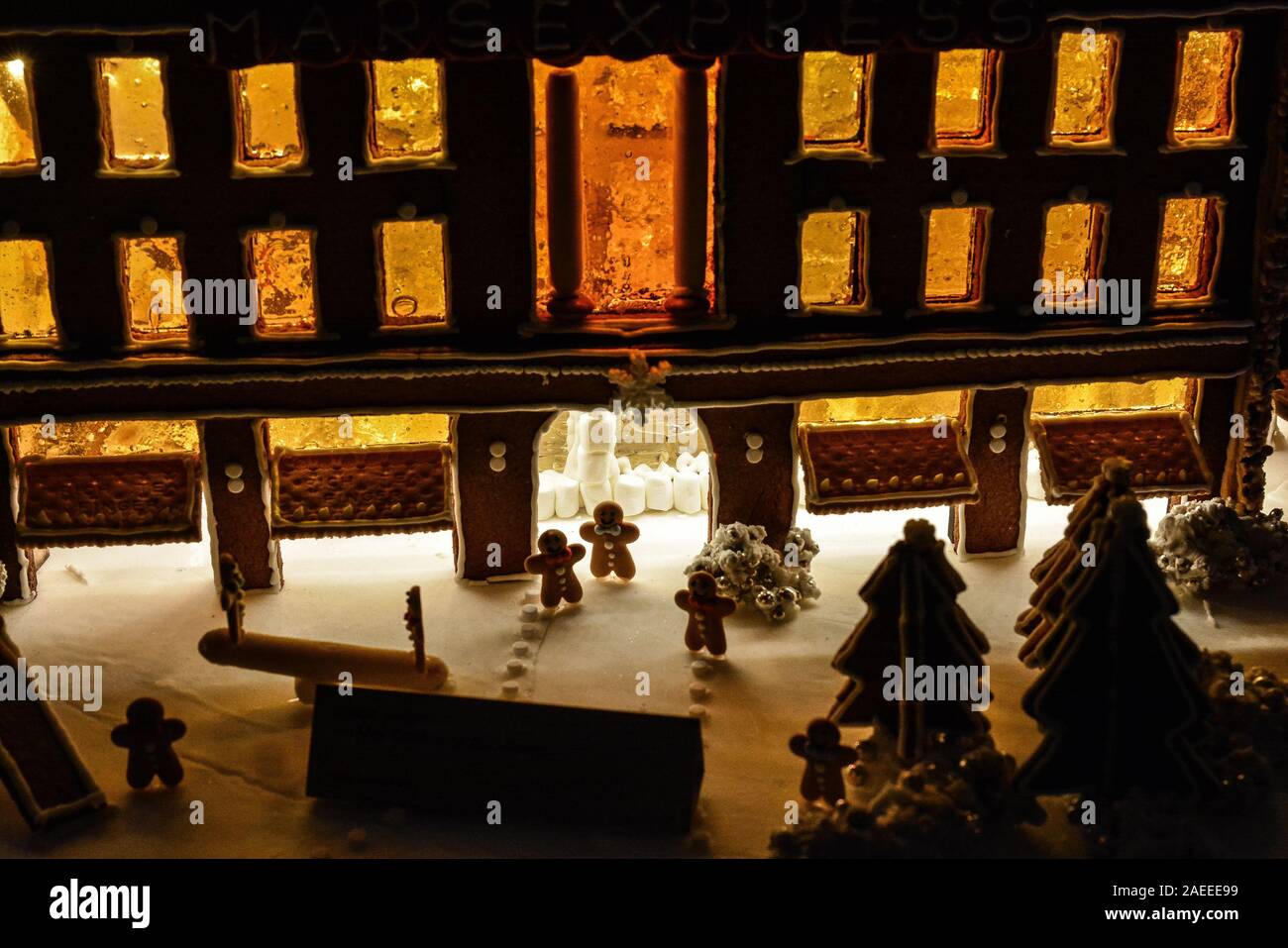London, UK. 08th Dec, 2019. The Museum of Architecture's Gingerbread ...