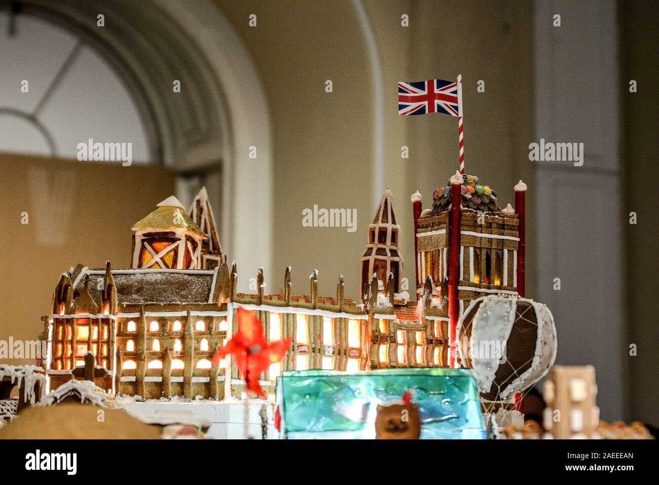 London, UK. 08th Dec, 2019. The Museum of Architecture's Gingerbread ...