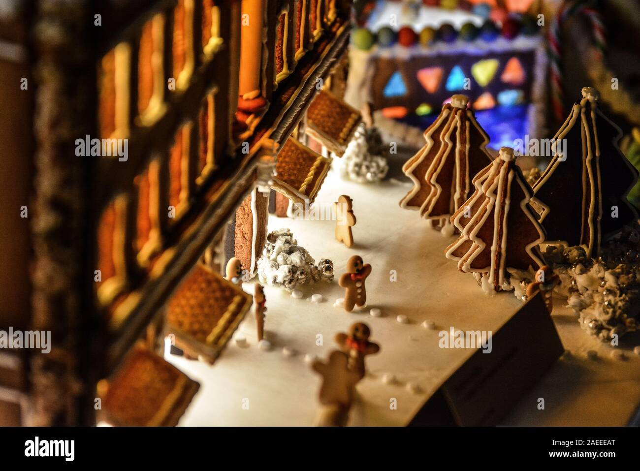 London, UK. 08th Dec, 2019. The Museum of Architecture's Gingerbread ...