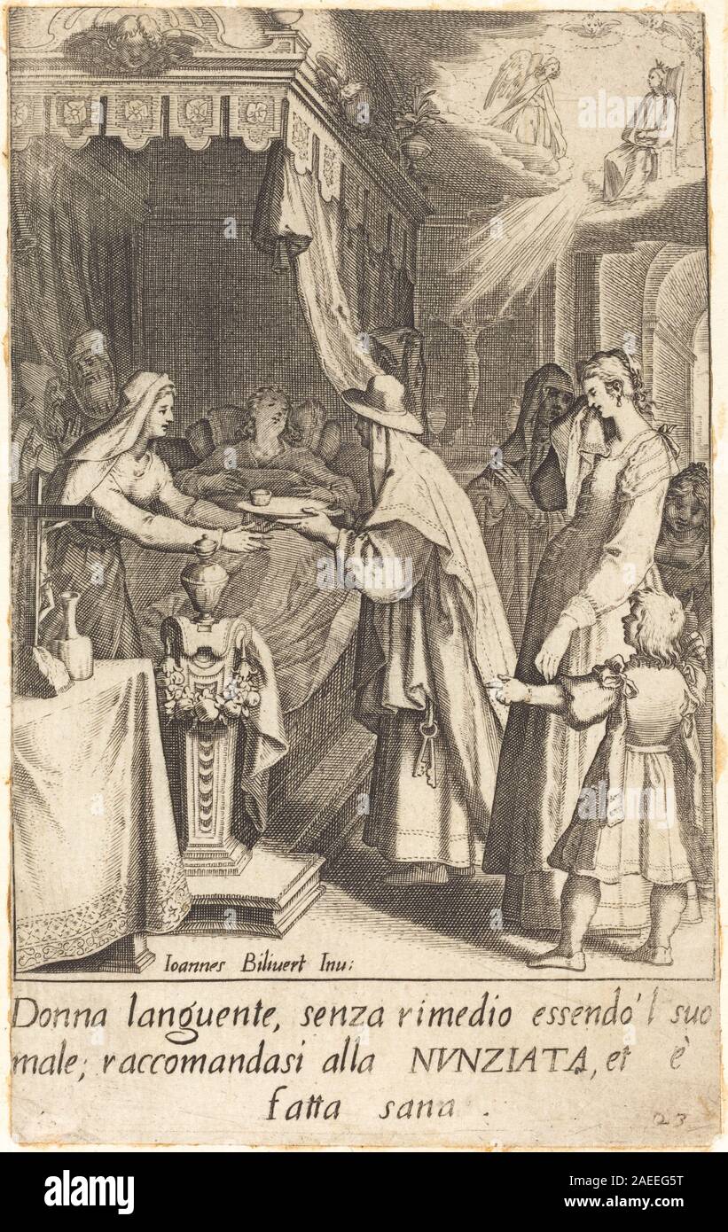 A print by Jacques Callot after Giovanni Bilivert from 1619 depicting a ...